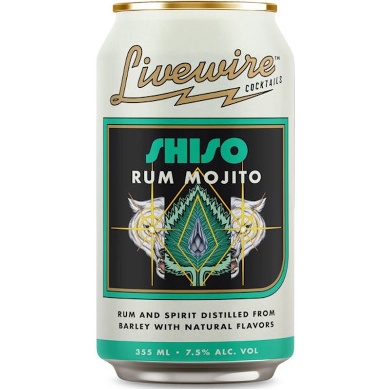 Livewire Shiso Rum Mojito Cocktail 12oz 4 Pack Cans - Luxury Wine ...