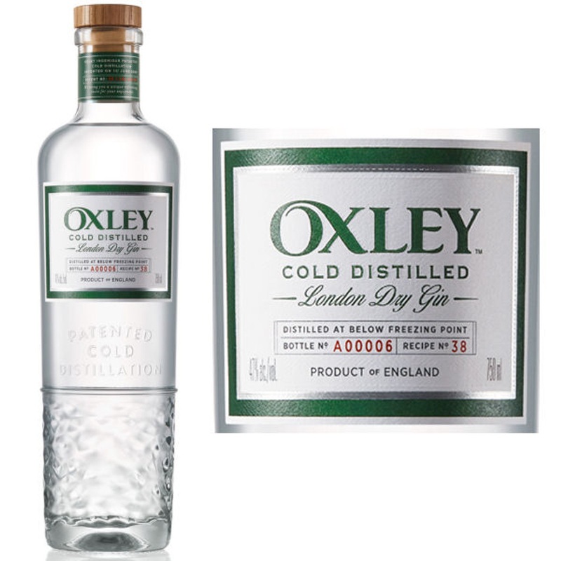 Oxley Cold Distilled London Dry Gin 750ml - Luxury Wine, Whiskey ...