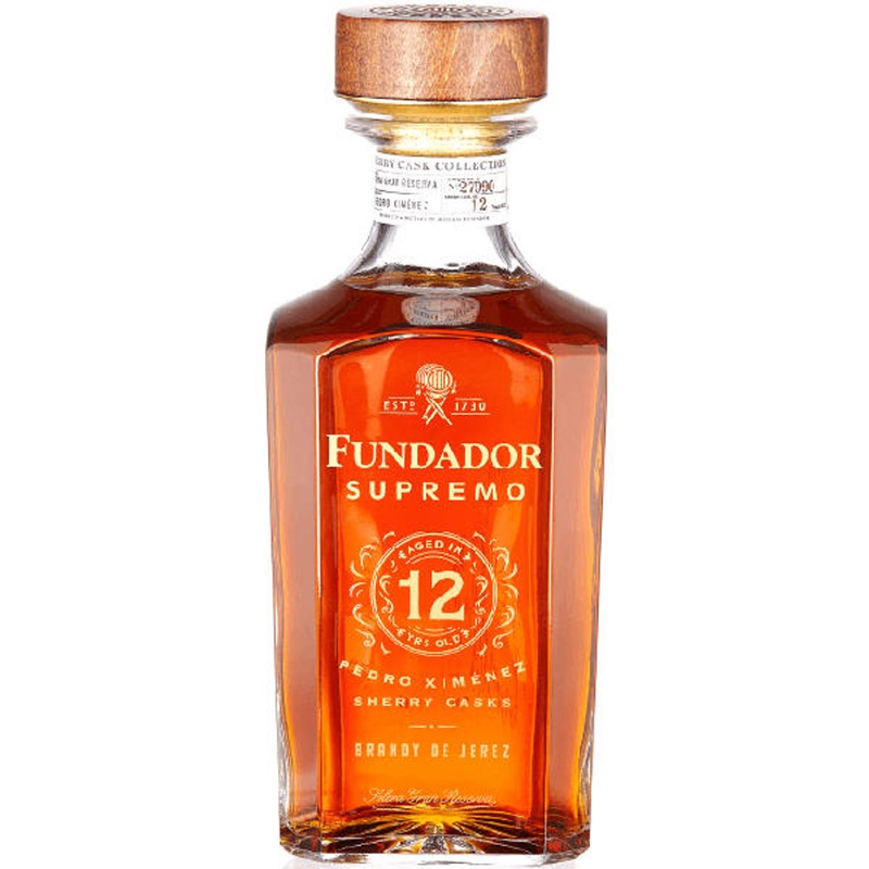 Fundador Supremo 12 Year Old Sherry Cask Brandy 1L - Luxury Wine ...