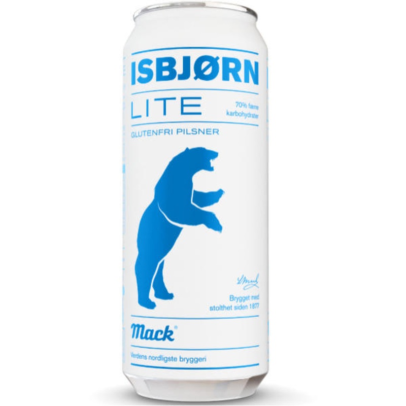 Mack Isbjrn Lite Glutenfri Norway Pilsner 16oz 6 Pack Cans - Luxury ...