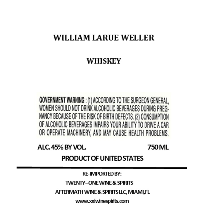 William Larue Weller Whiskey - Luxury Wine, Whiskey, Tequila & Wine ...