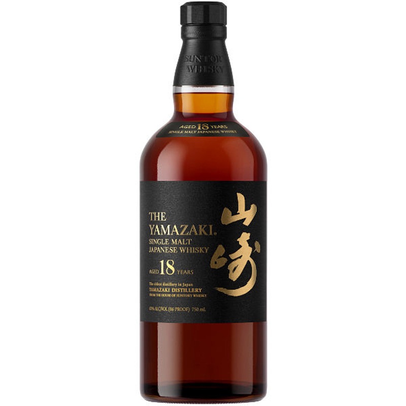 Suntory The Yamazaki 18 Year Old Single Malt Japanese Whisky 750ml ...