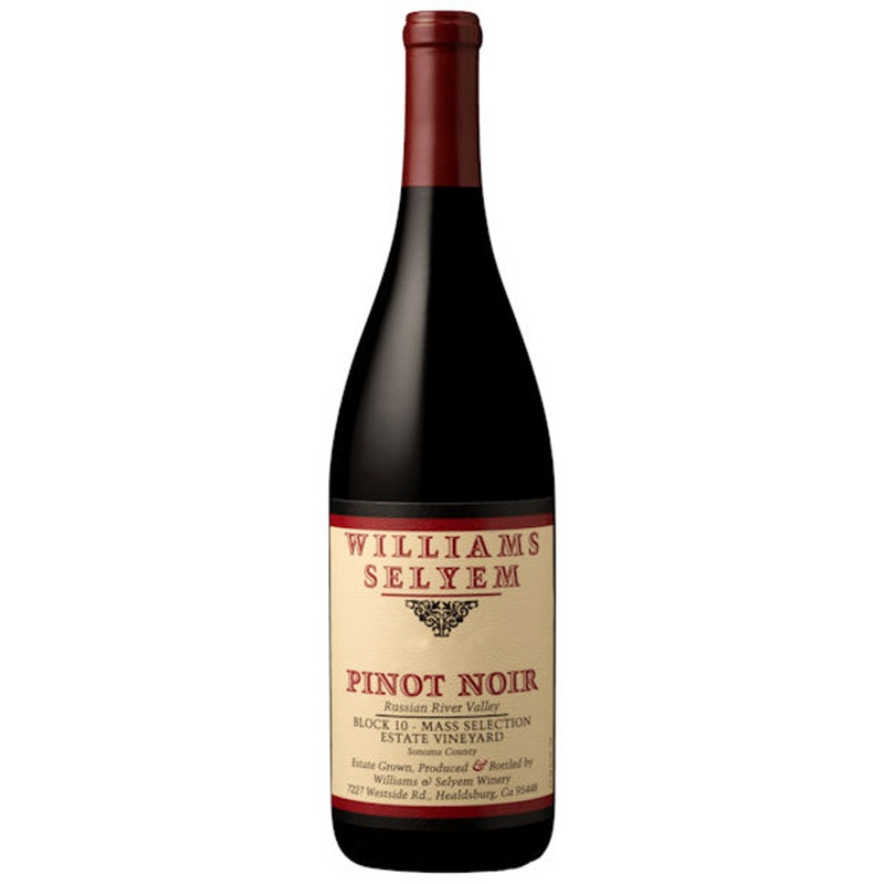 Williams Selyem Block 10 Mass Selection Estate Vineyard Russian River ...