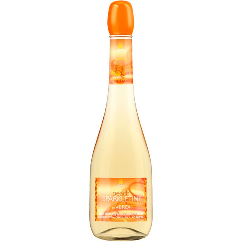 Verdi Peach Sparkletini - Luxury Wine, Whiskey, Tequila & Wine Glasses ...